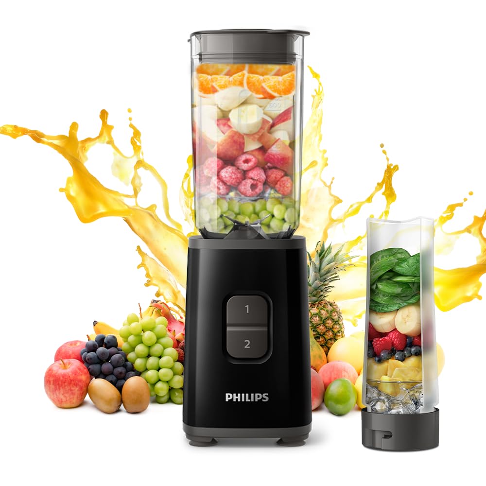 Philips HR2602/90 Mini Blender Mixer Grinder | Smoothie Maker | 350W P ...