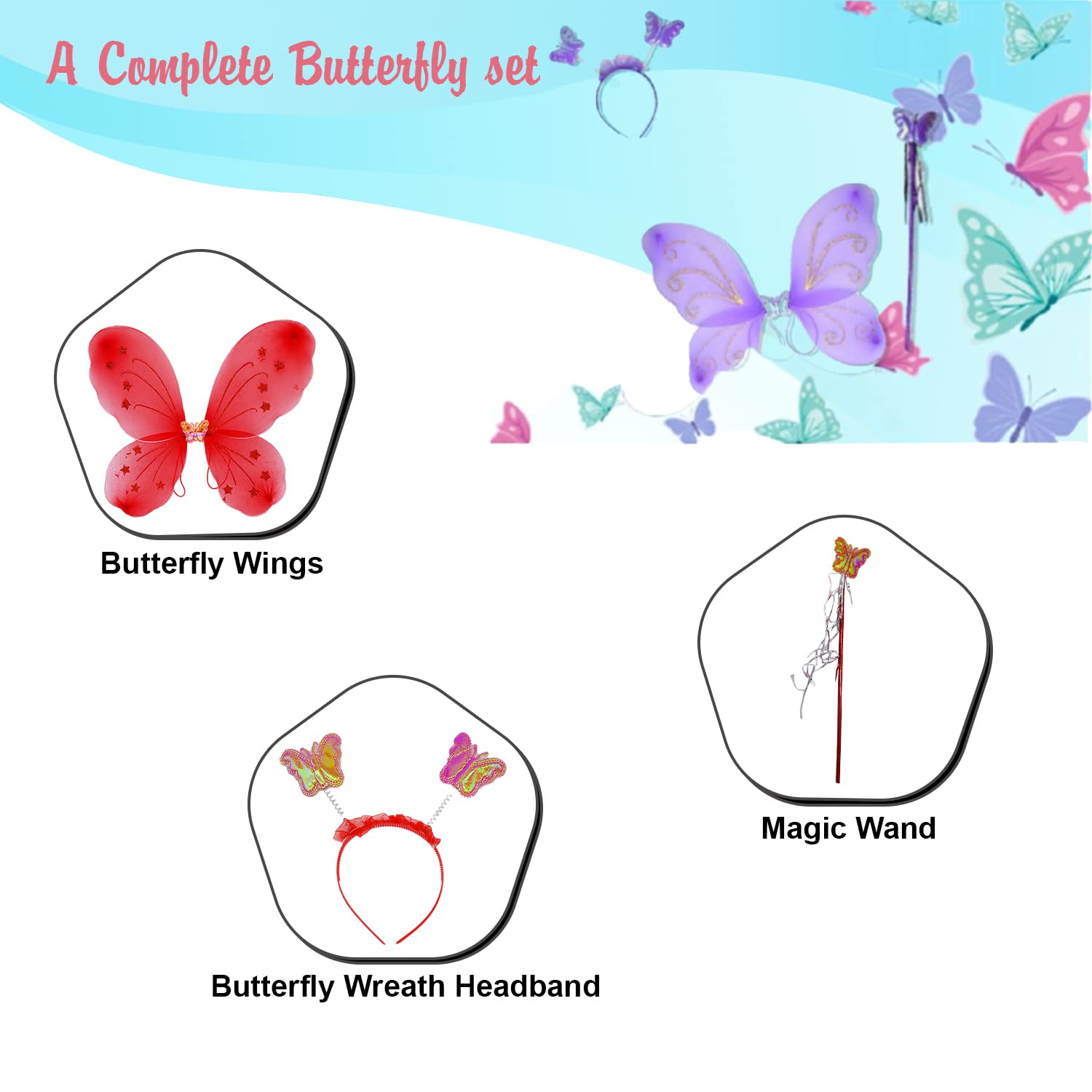 MOMISY Baby Photography Props, Baby Ferry Outfit with Feather, Stick a ...