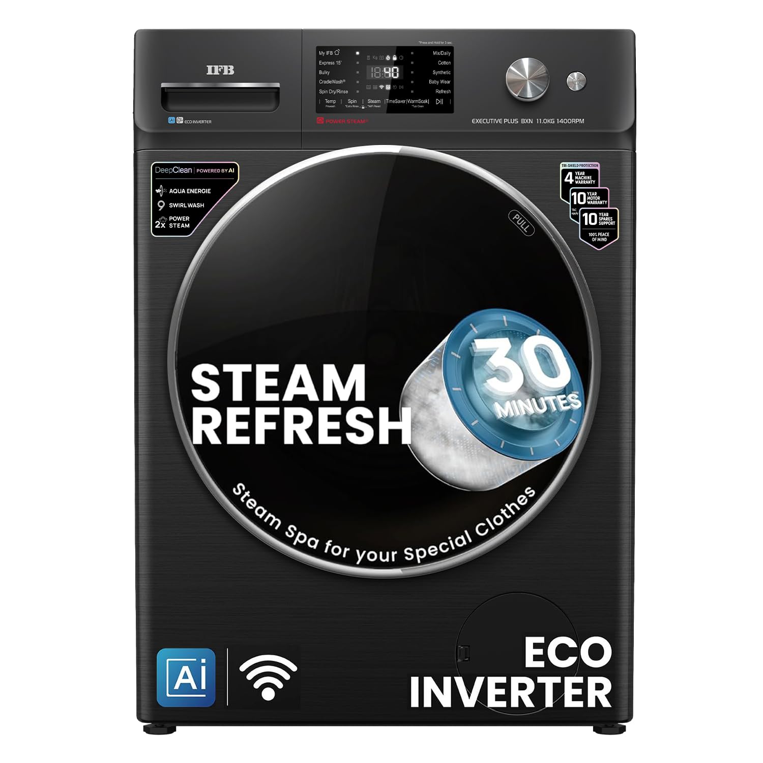 IFB 11 Kg 5 Star, DeepClean®, AI Powered, WiFi, Fully Automatic Front ...